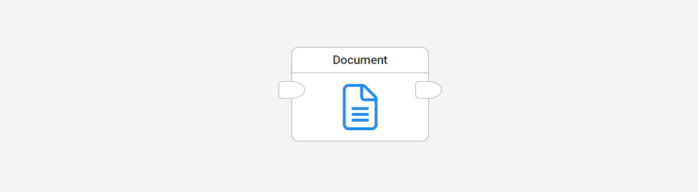 Document block in Centrldesk flow editor