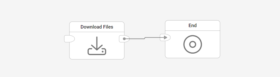 End block in Centrldesk flow editor